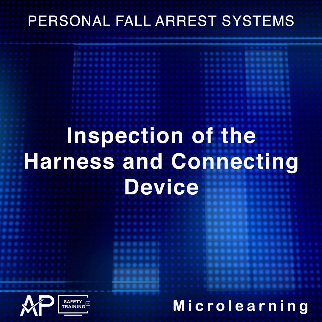 Inspection of the Harness and Connecting Device — AP Safety Training